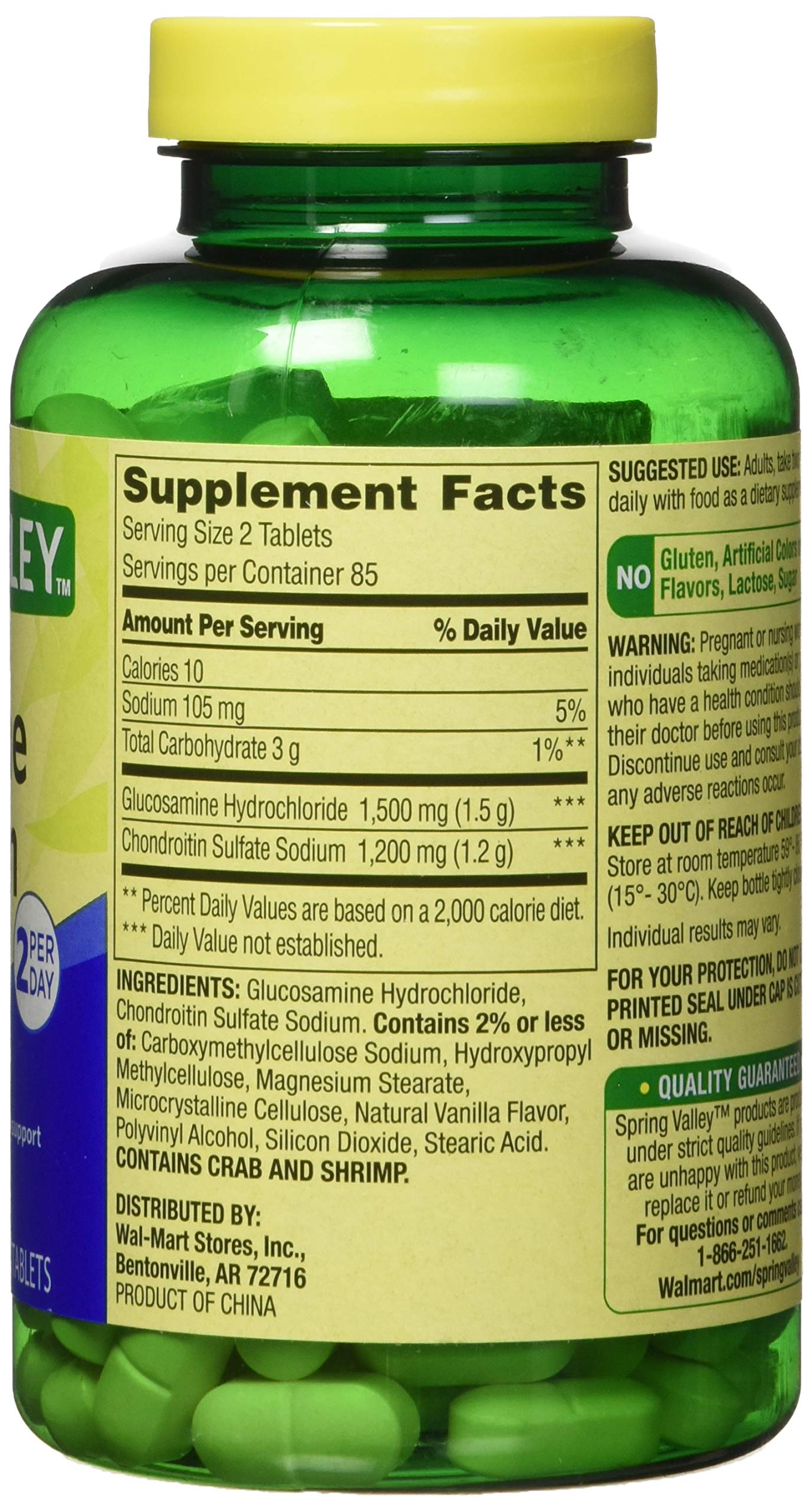 chondroitin tablets for joint support
