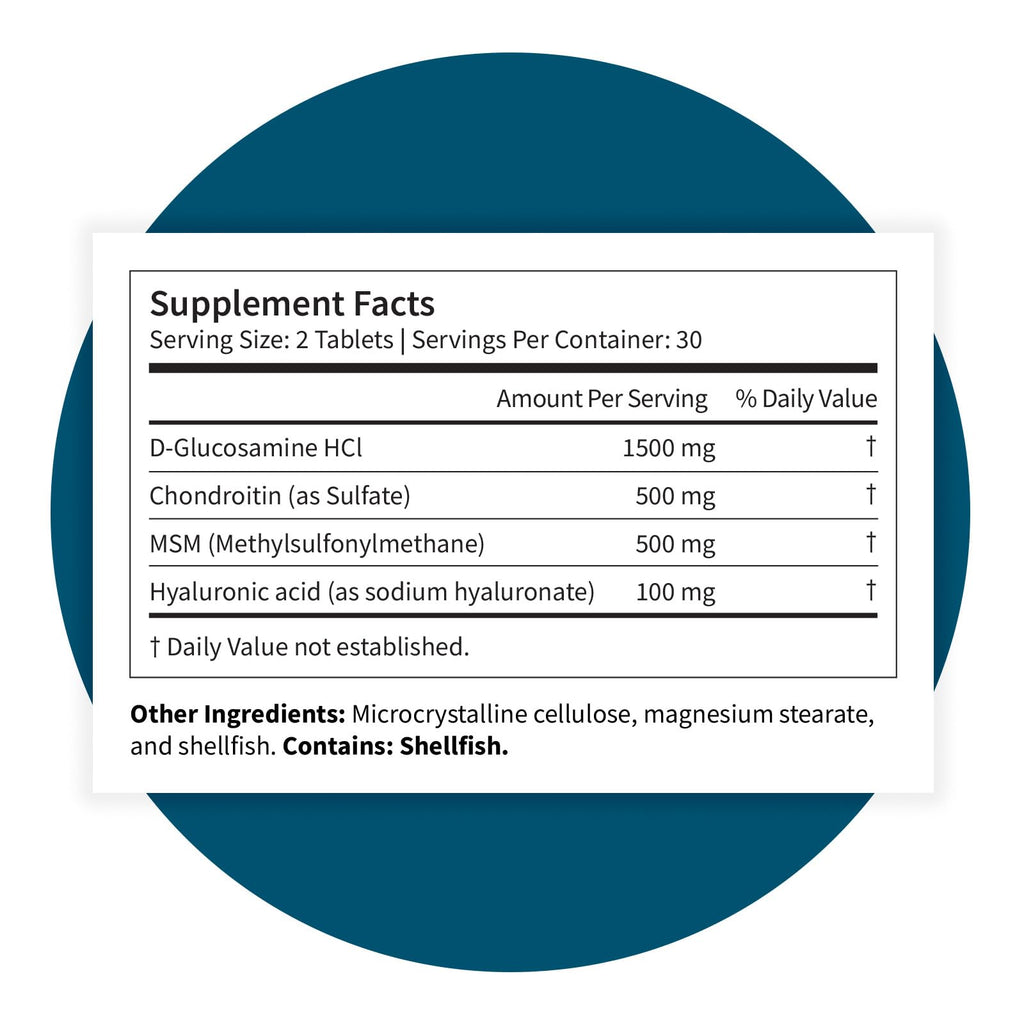 chondroitin tablets for pain relief