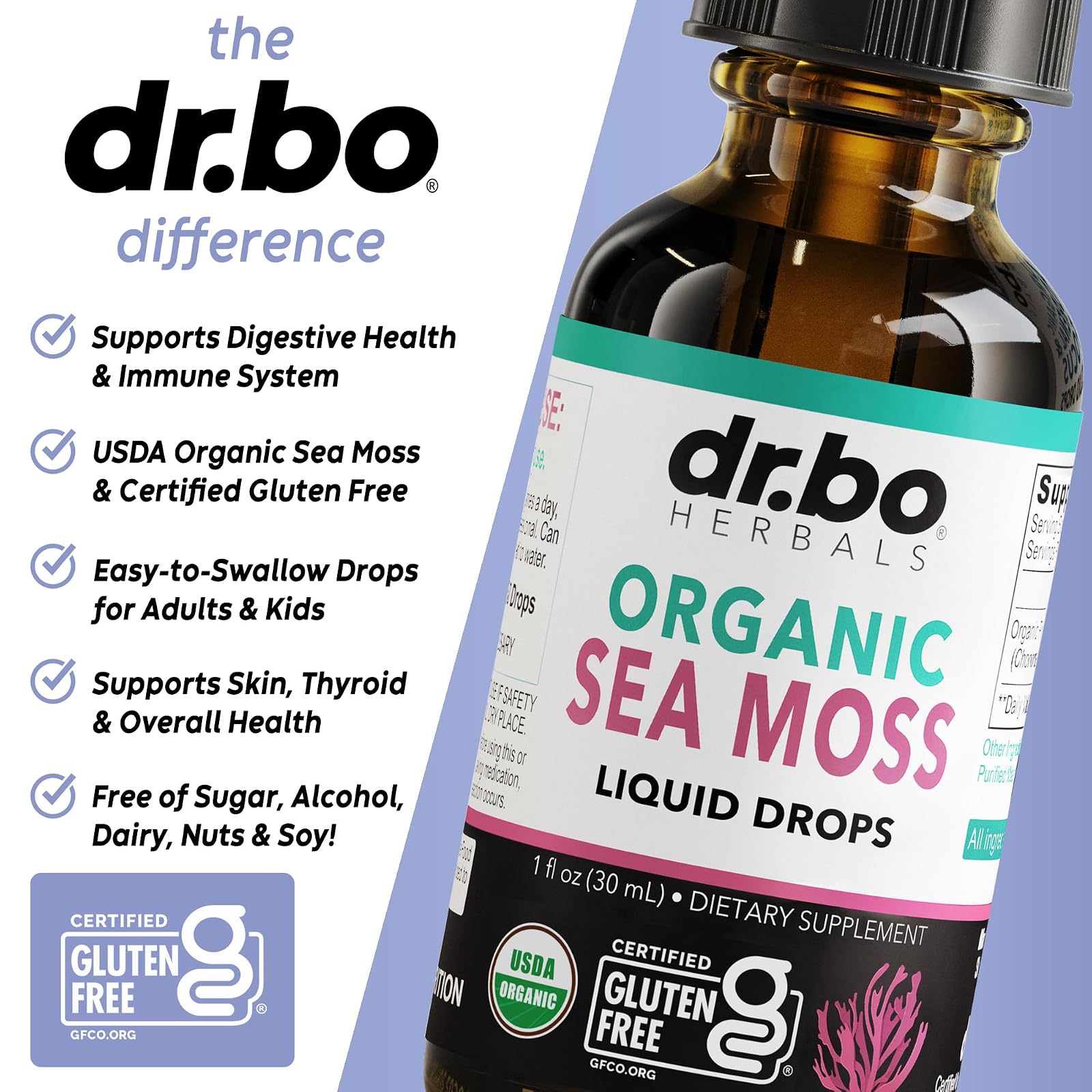Chondrus Crispus liquid drops usage