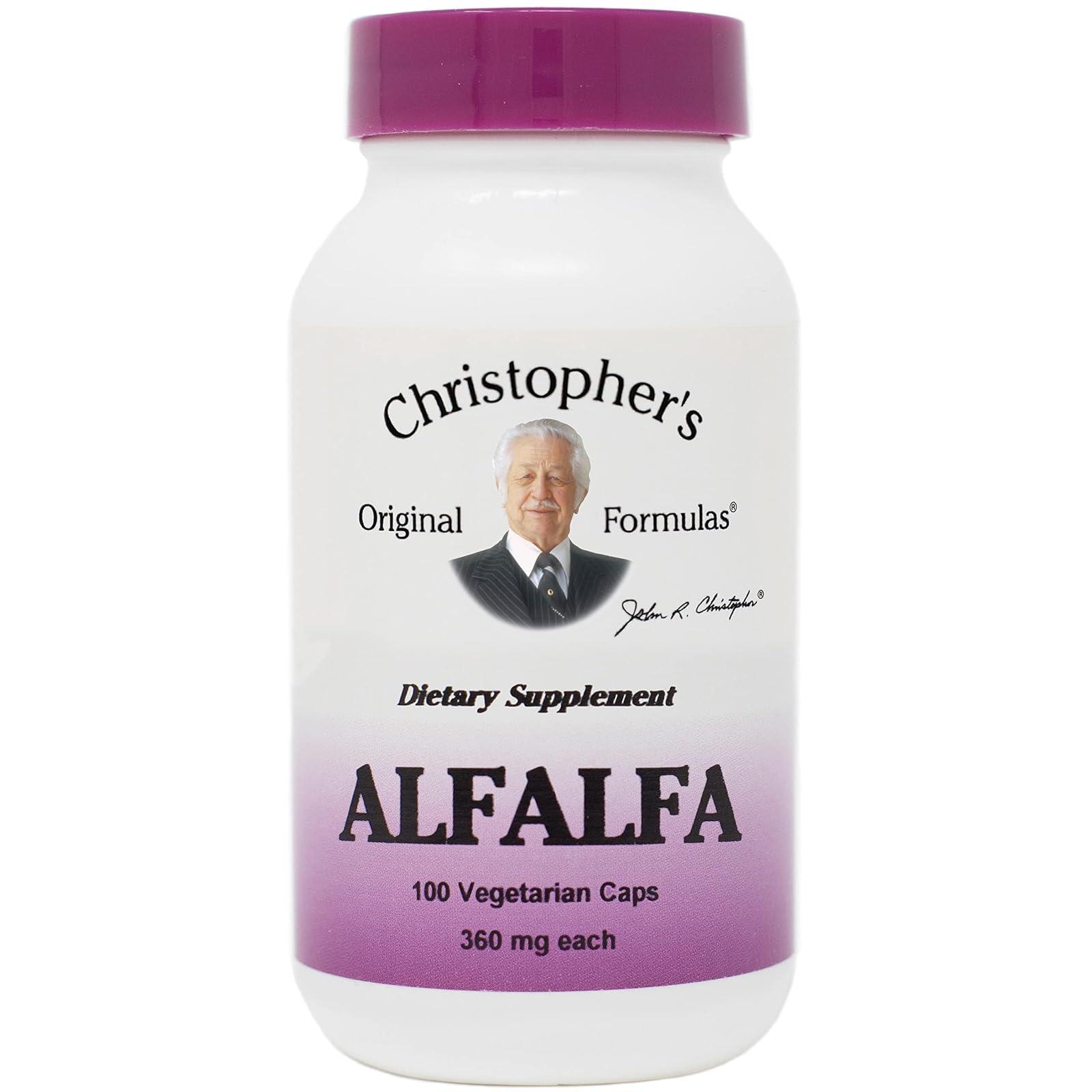 Christopher's alfalfa leaves vegetarian capsules