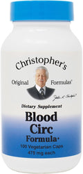Christopher's Blood Circ Formula capsules