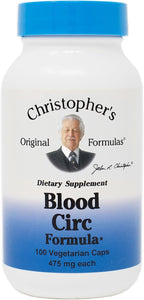 Christopher's Blood Circ Formula capsules