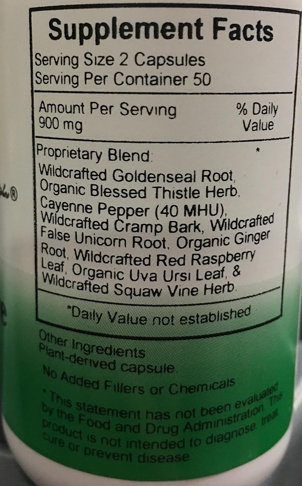 Christopher's female reproductive health formula