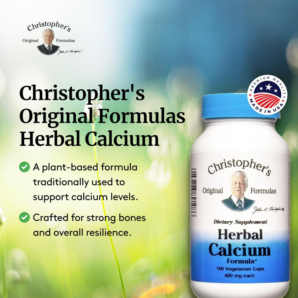 Christopher's Original Formulas calcium benefits