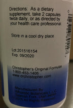 Christopher's Original Formulas herbal supplement