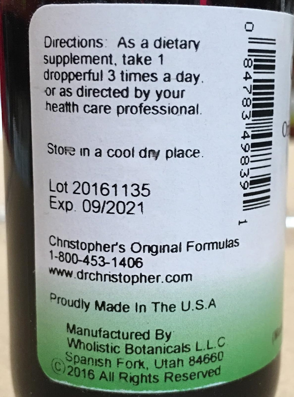 Christopher's valerian sleep aid