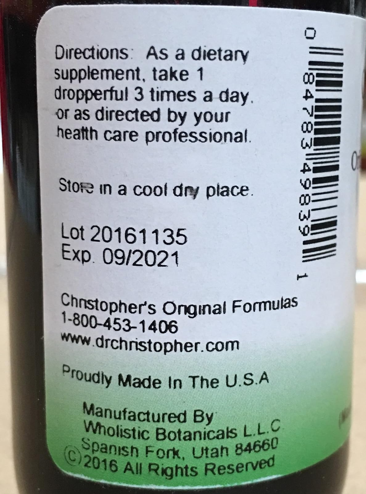 Christopher's valerian sleep aid