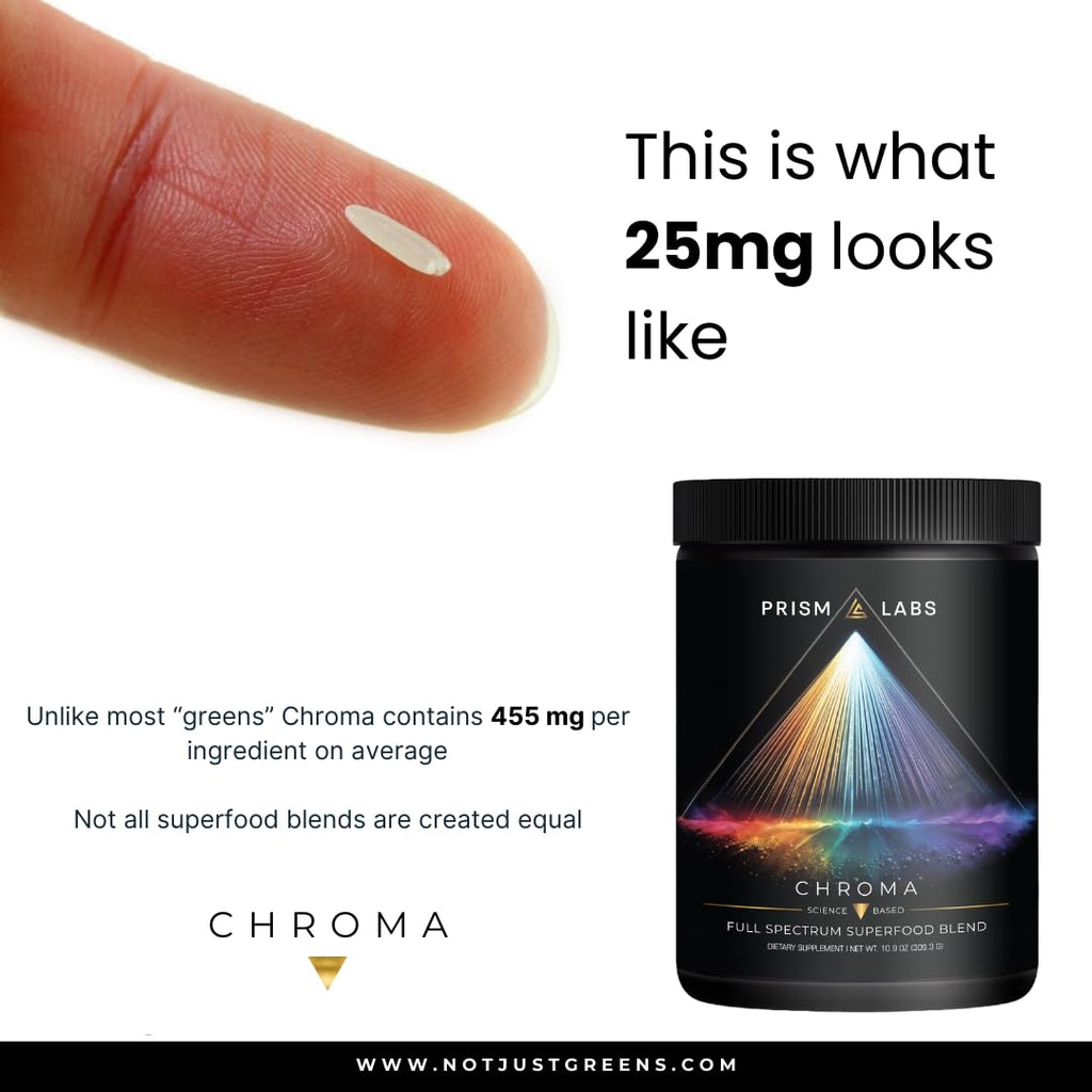 Chroma spirulina for enhanced vitality