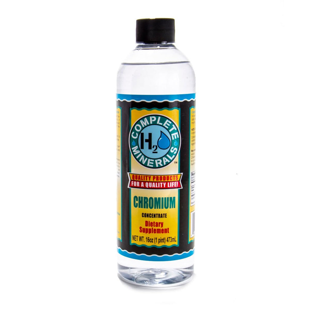 chromium ionic mineral water bottle