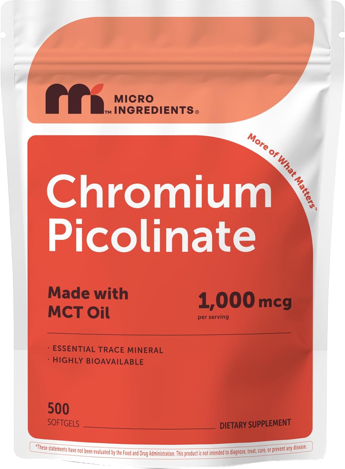 Chromium Picolinate 1000 mcg softgels