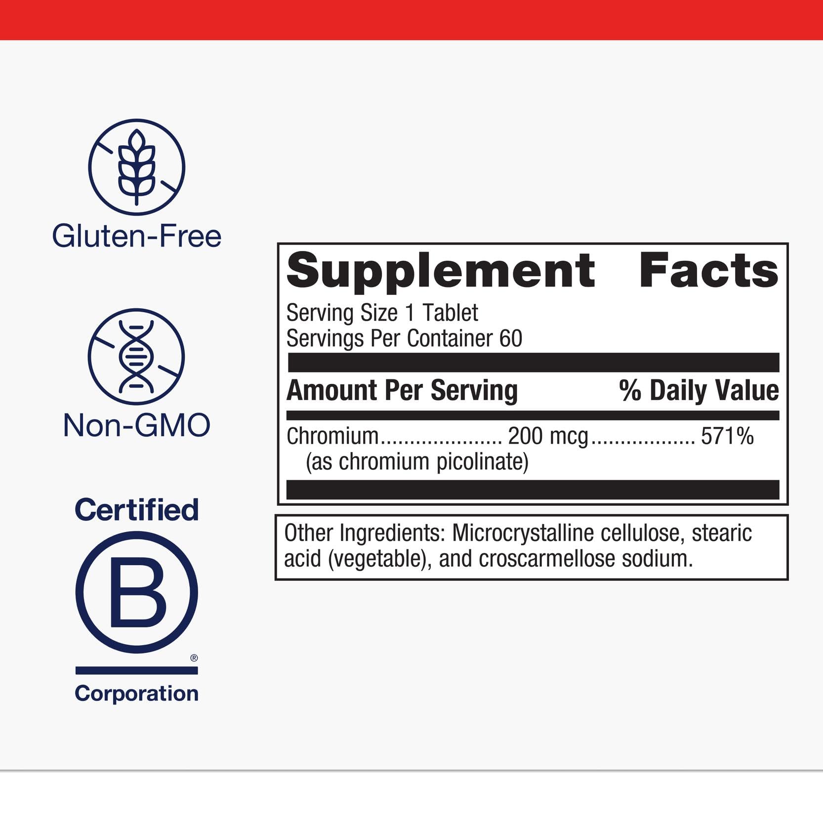 chromium picolinate for balanced blood sugar