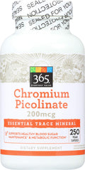 chromium picolinate for metabolism support