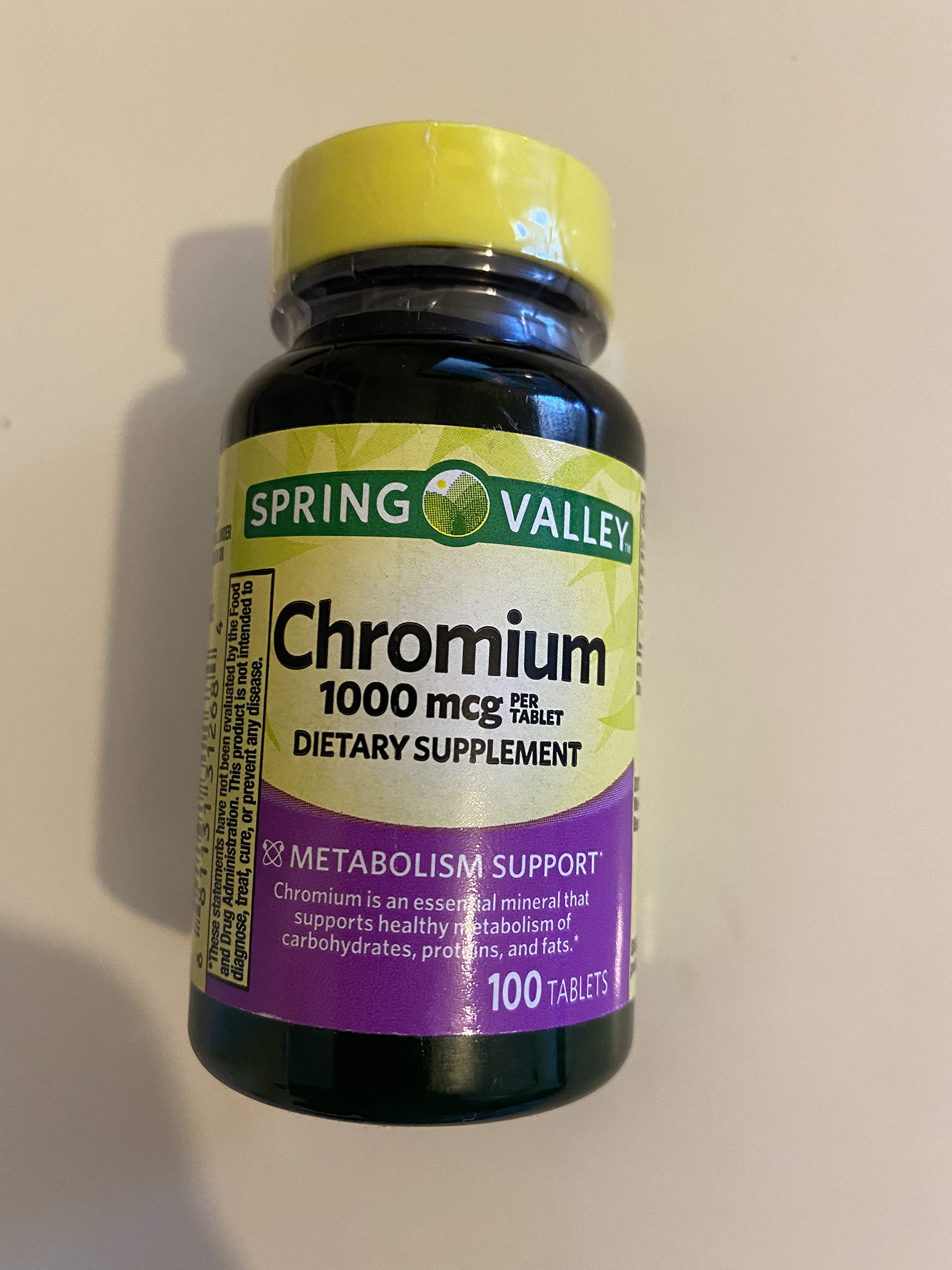 chromium tablets for healthy metabolism