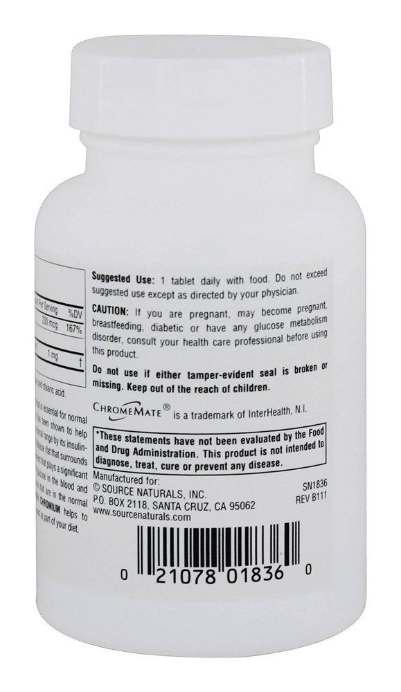 chromium tablets for weight management