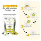 Chrysanthemum flower herbal tea blend