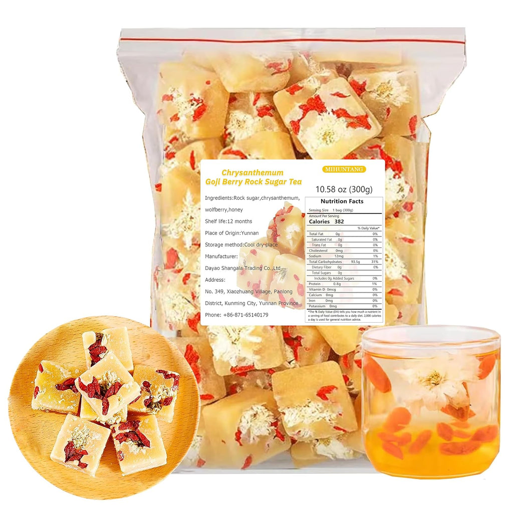 Chrysanthemum Goji herbal tea cubes