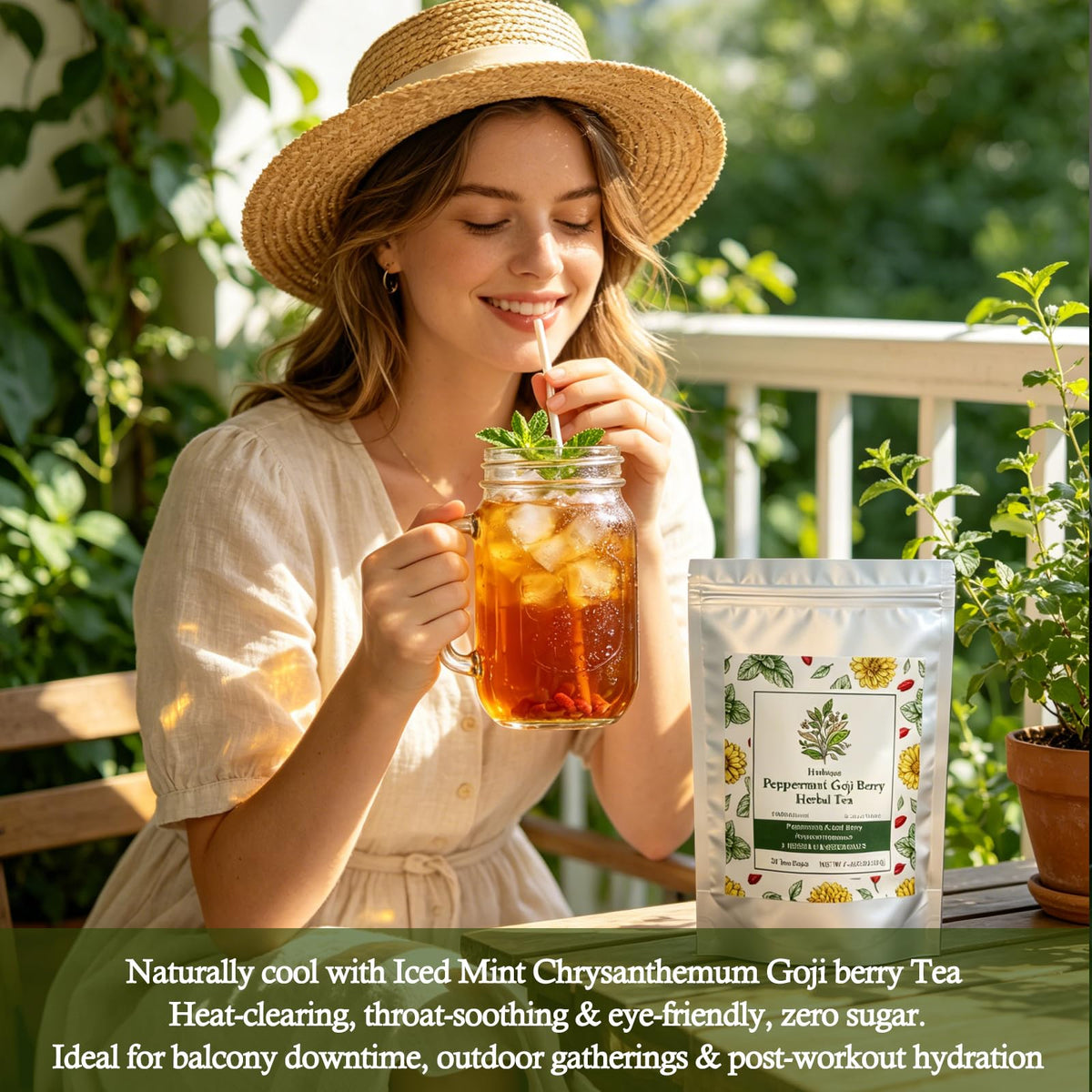 Chrysanthemum tea for immune support
