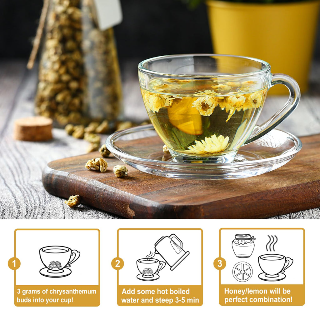 chrysanthemum tea for soothing effects
