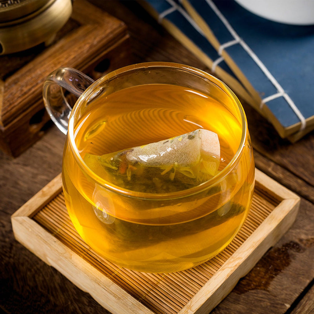 Chrysanthemum tea for soothing effects