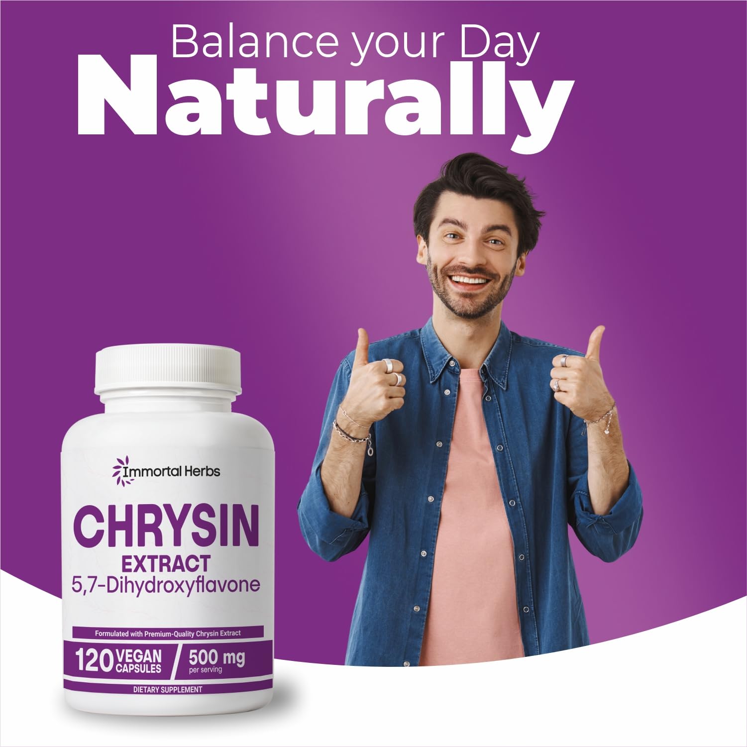 Chrysin multivitamins for energy support