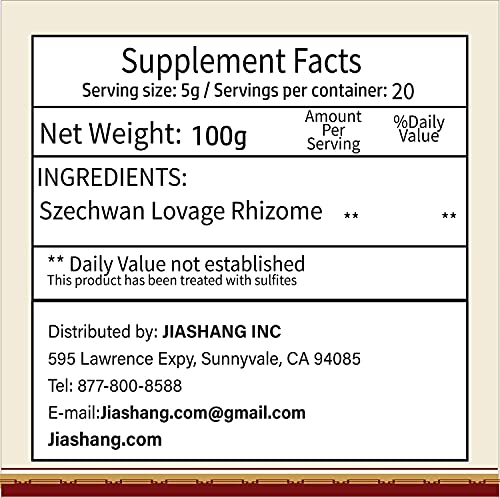 Chuan Xiong herbal supplement quality