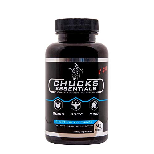 Chucks Essentials beard multivitamins for men