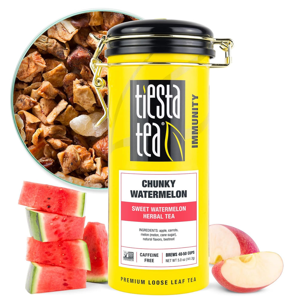 chunky watermelon herbal tea blend