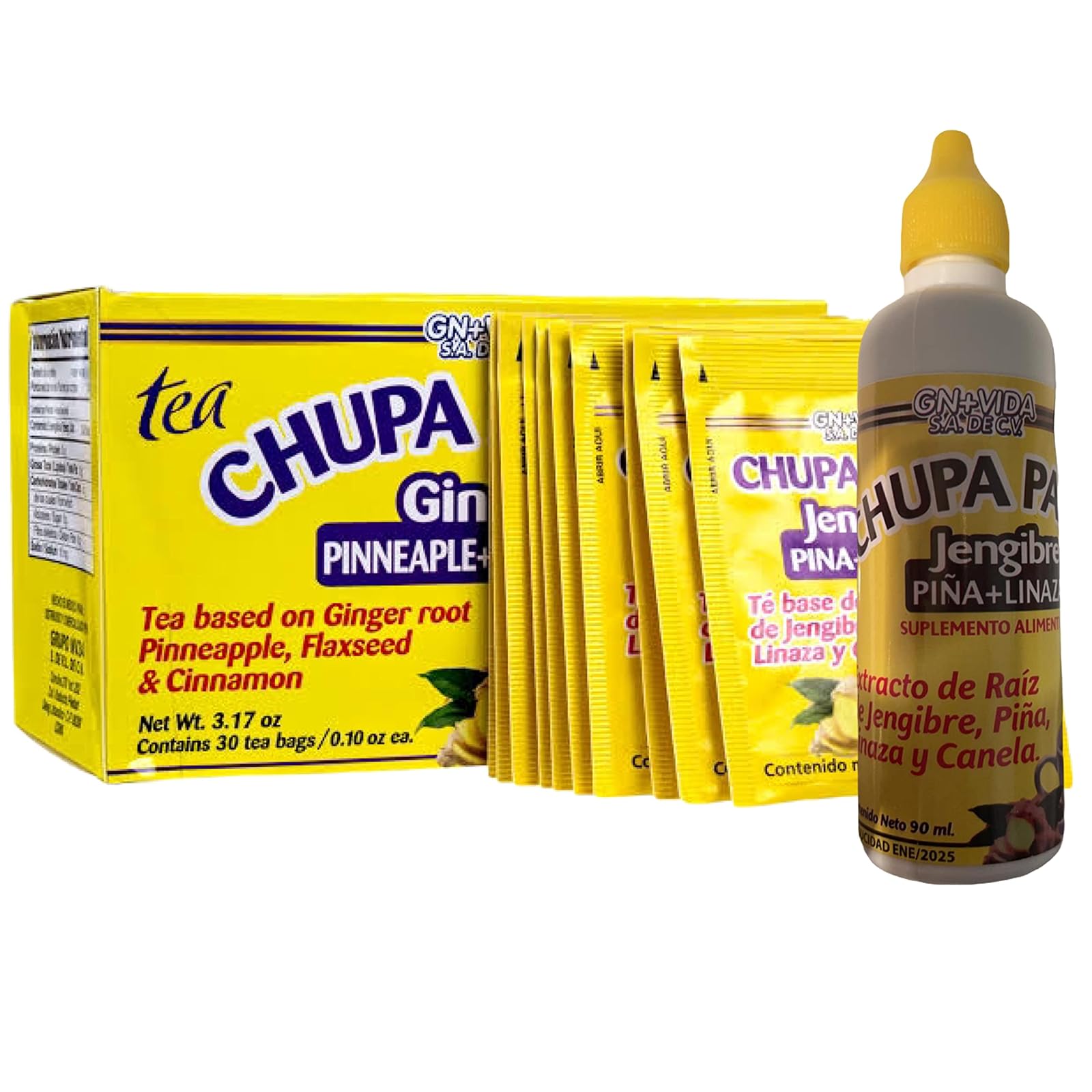 CHUPA detox tea bags for cleansing