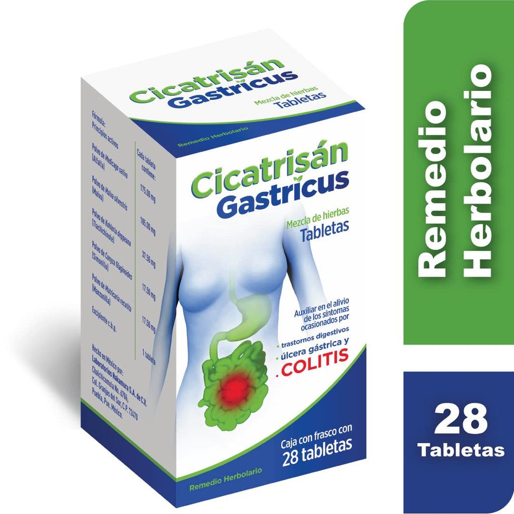 Cicatrisan Gastricus tablets for colitis relief