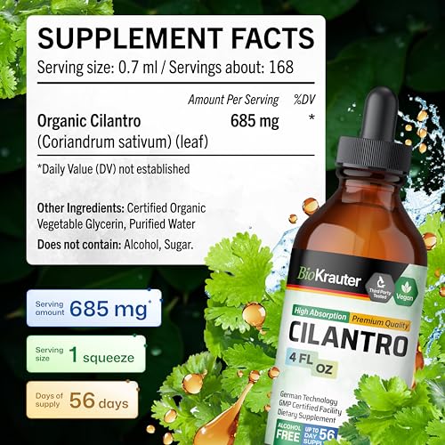 Cilantro detox for improved wellness