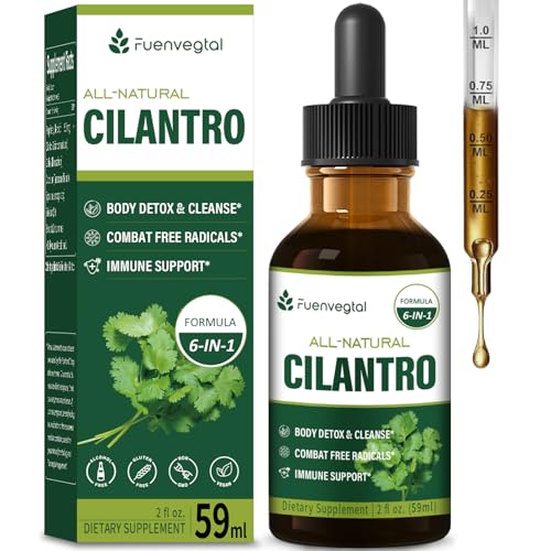 Cilantro Drops for detox cleanse
