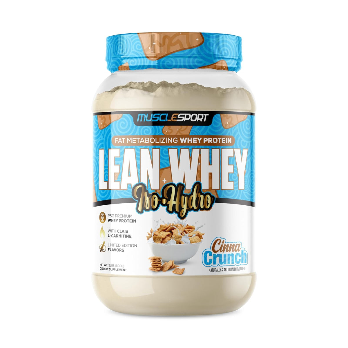 Cinna Crunch whey protein powder