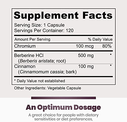 Cinnamon and chromium blend benefits