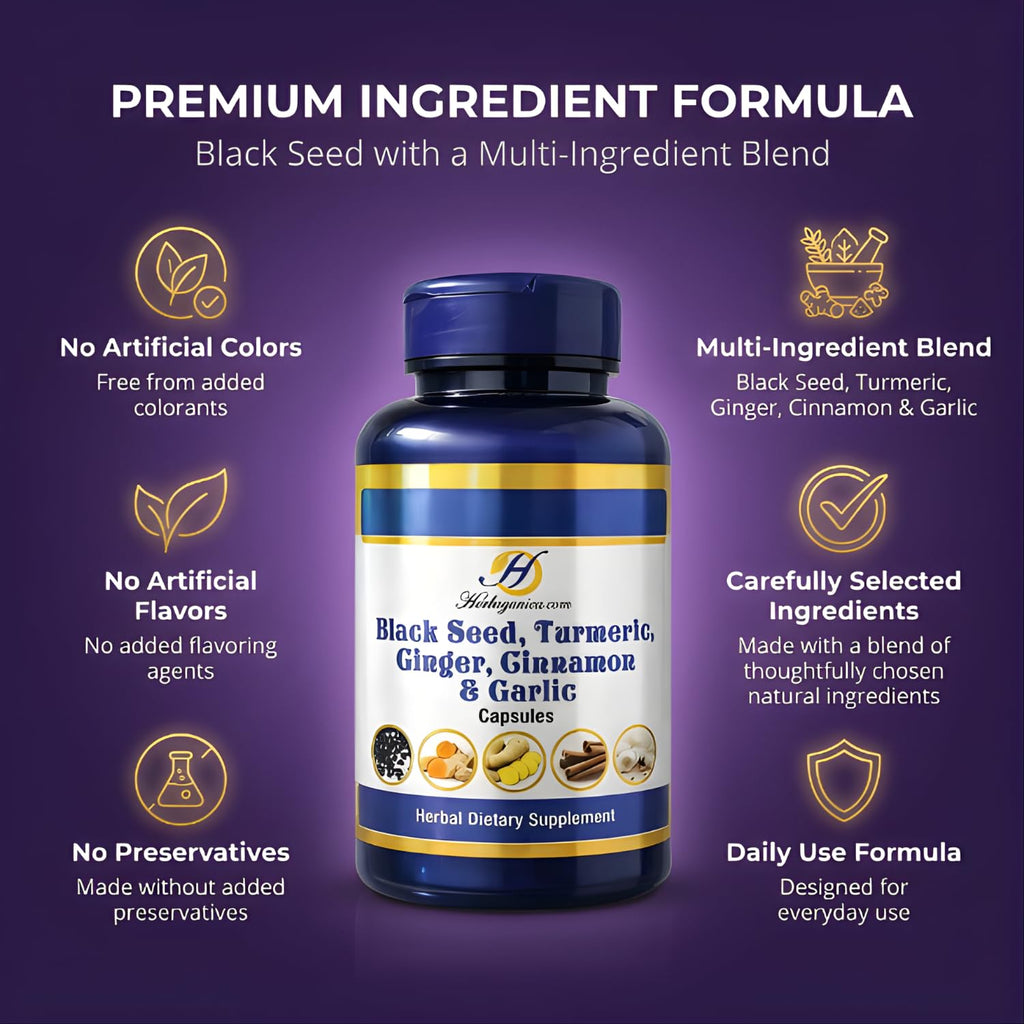 cinnamon and garlic dietary capsules