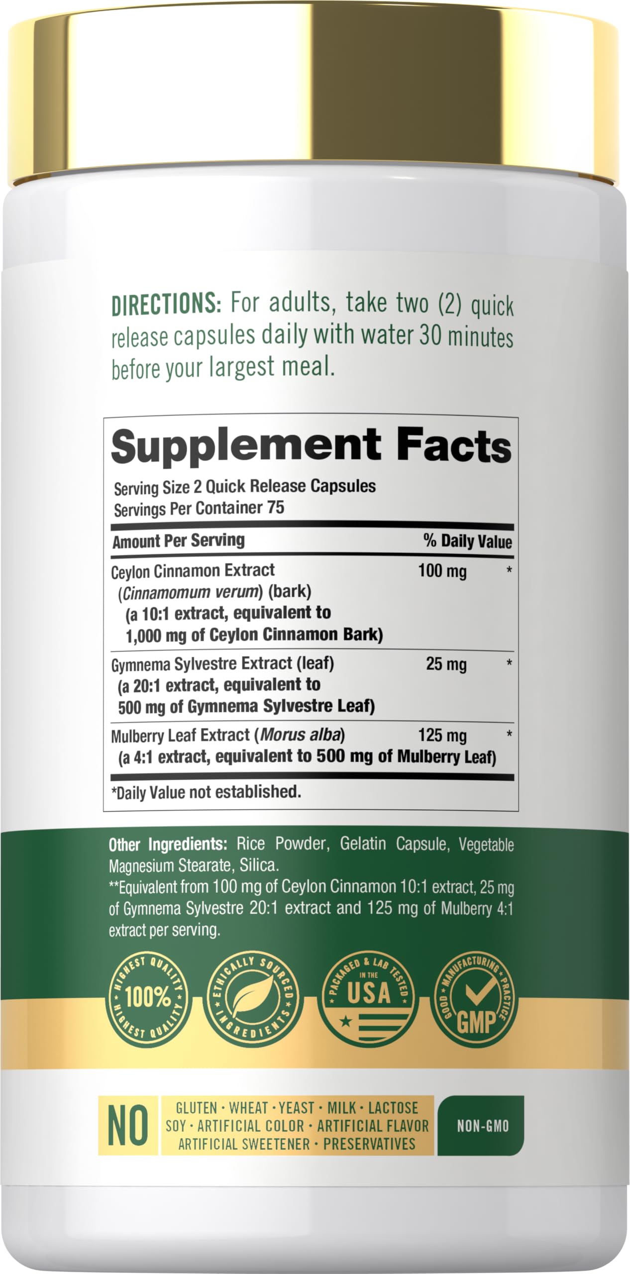 Cinnamon and gymnema blend benefits