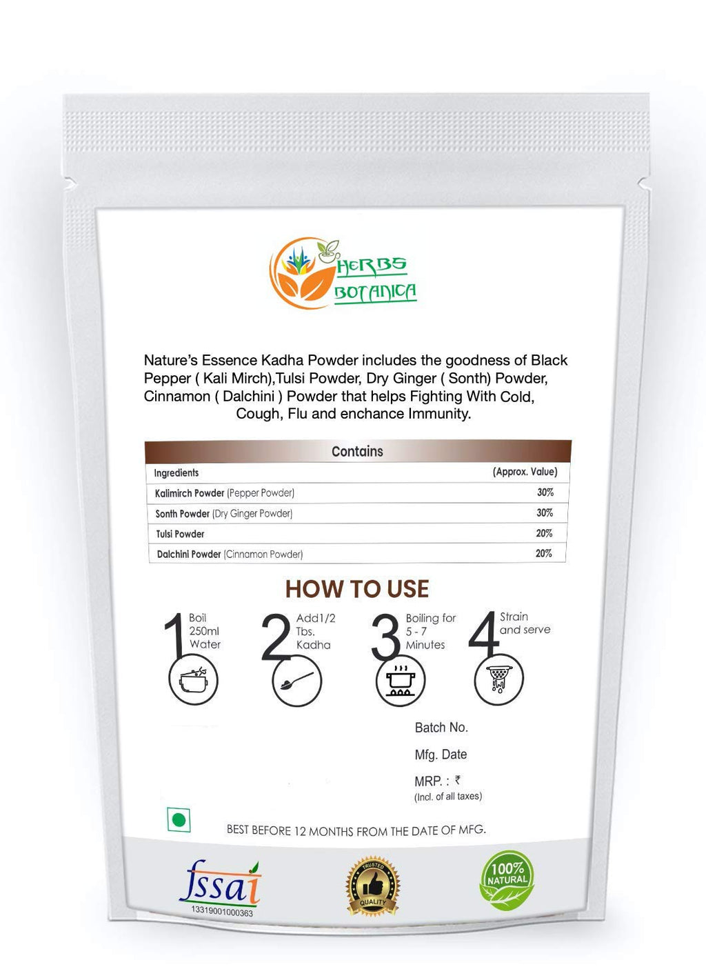cinnamon-based health supplement for vitality
