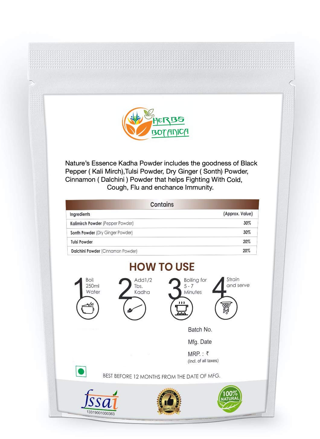 cinnamon-based health supplement for vitality