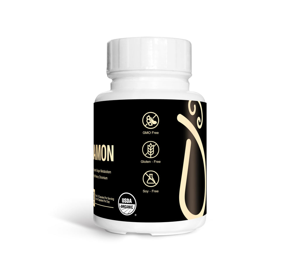 Cinnamon capsules for balanced blood sugar