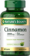 Cinnamon capsules for blood sugar support