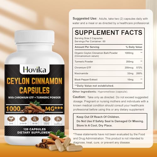 Cinnamon capsules for daily wellness