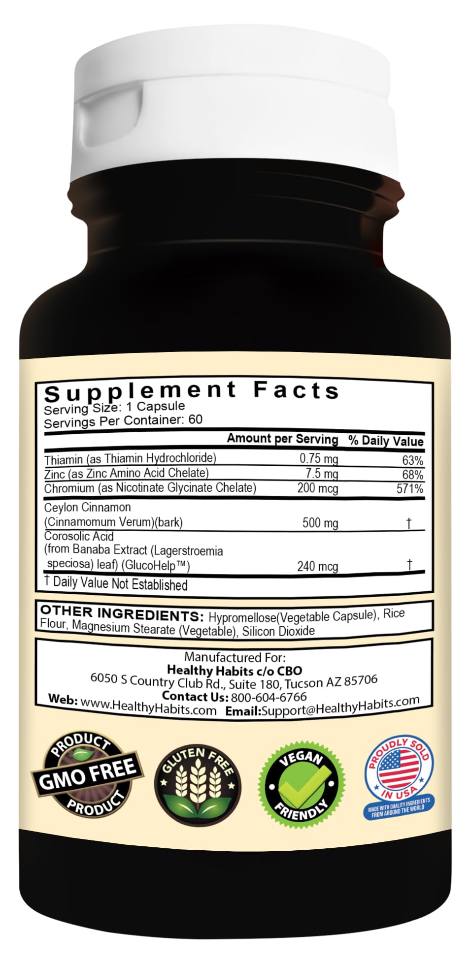 Cinnamon capsules for daily wellness