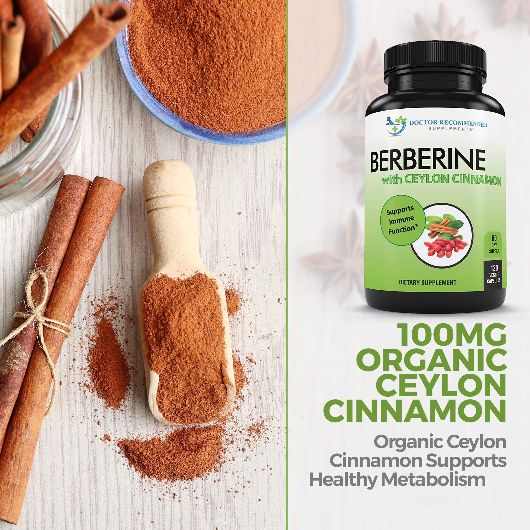 Cinnamon capsules for digestive health