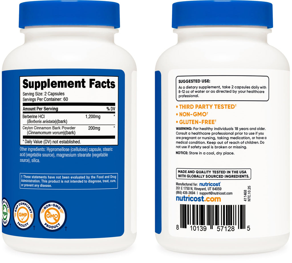 Cinnamon capsules for digestive support