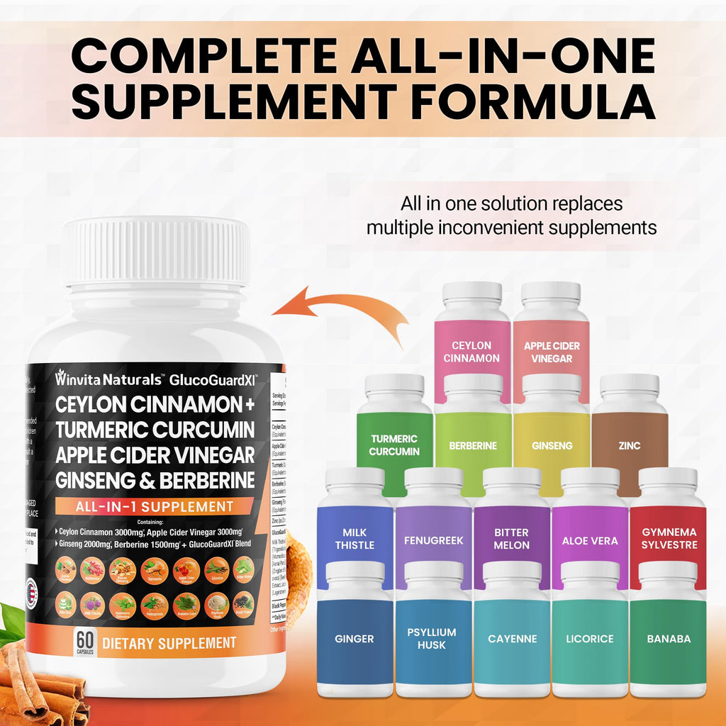 Cinnamon capsules for healthy lifestyle