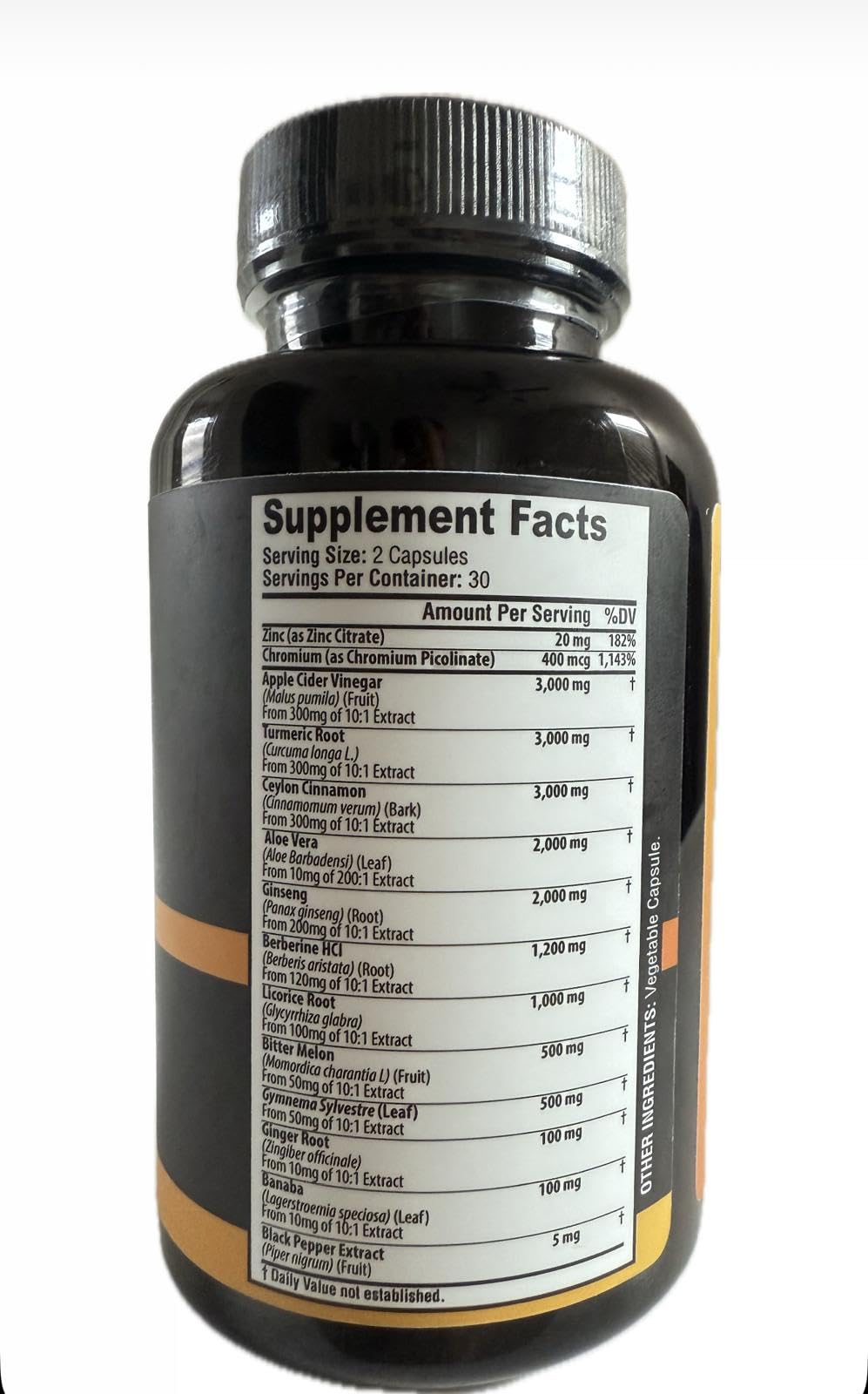 cinnamon capsules for healthy metabolism