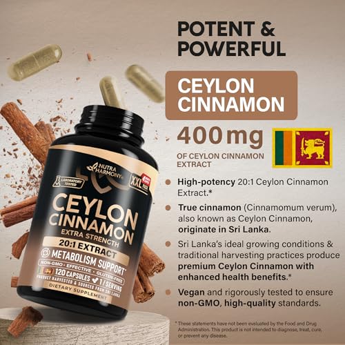 Cinnamon capsules for men and women