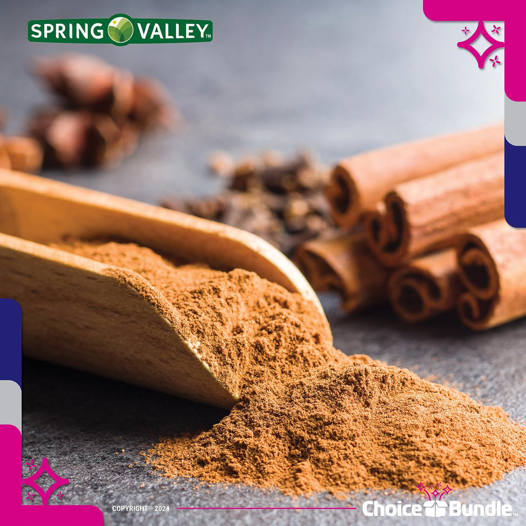 Cinnamon capsules in convenient container