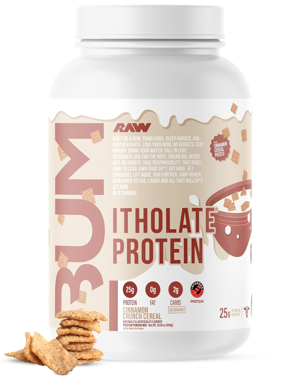 cinnamon crunch whey protein isolate