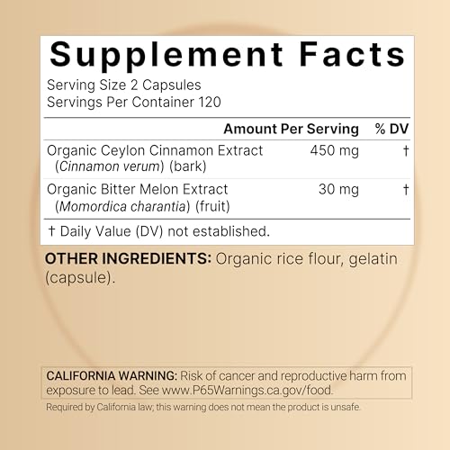 Cinnamon for blood sugar support