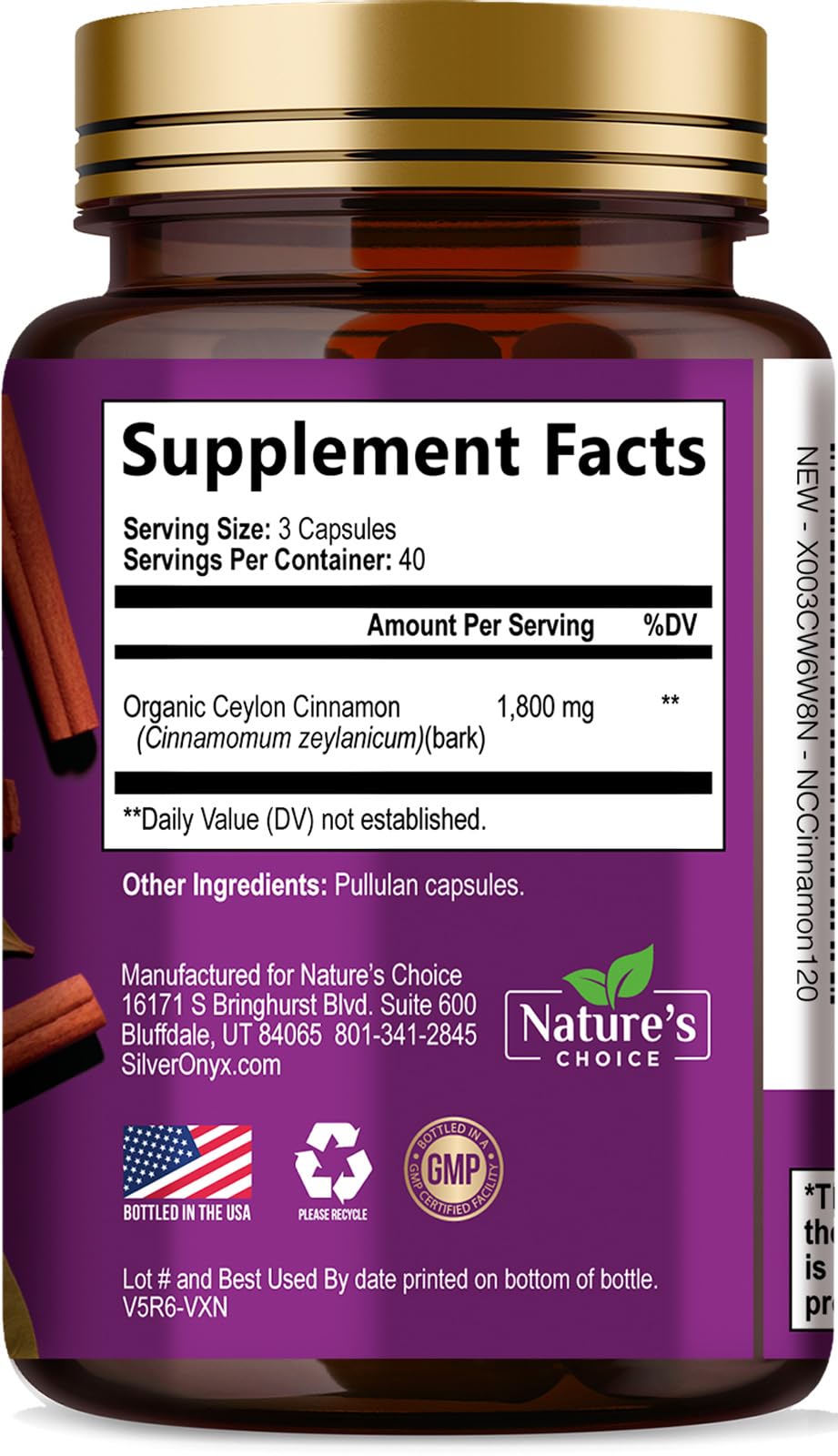cinnamon for metabolic support
